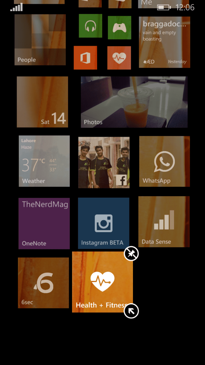 Get transparent tiles for all apps on Start screen