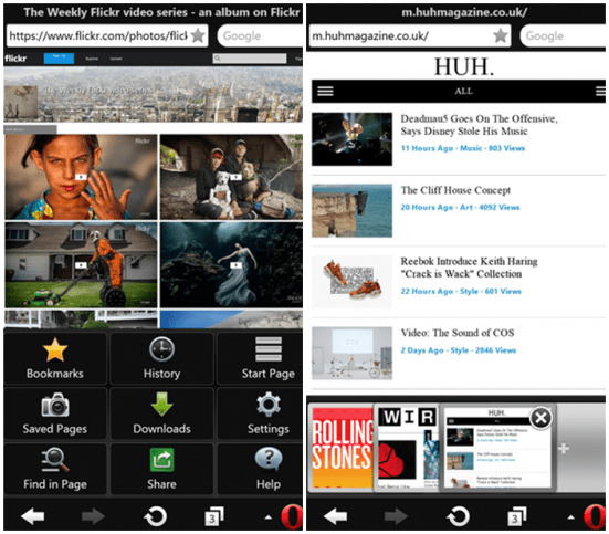 Download Opera Mini beta for Windows Phone