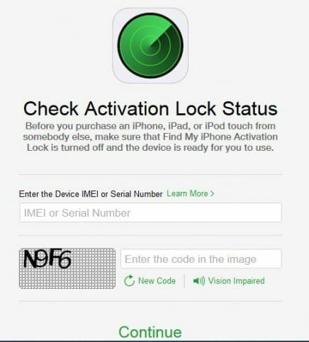 Check Activation Lock status of iOS devices