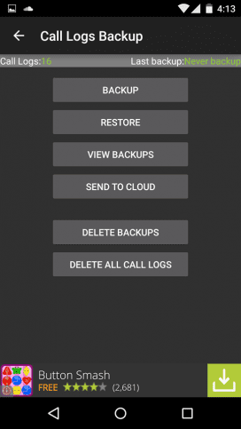 Backup Android Phone Sms, Call Logs, Contacts and Apps