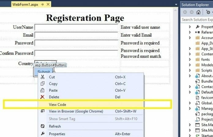 Create Website login and Connect DB with webform in ASP.net