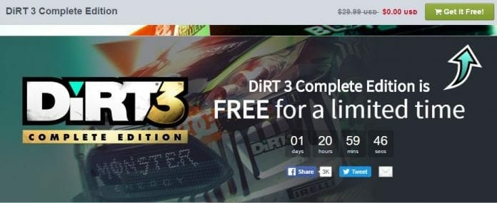 Download Dirt 3 Complete Edition Free on PC for a Limited Time - TheNerdMag
