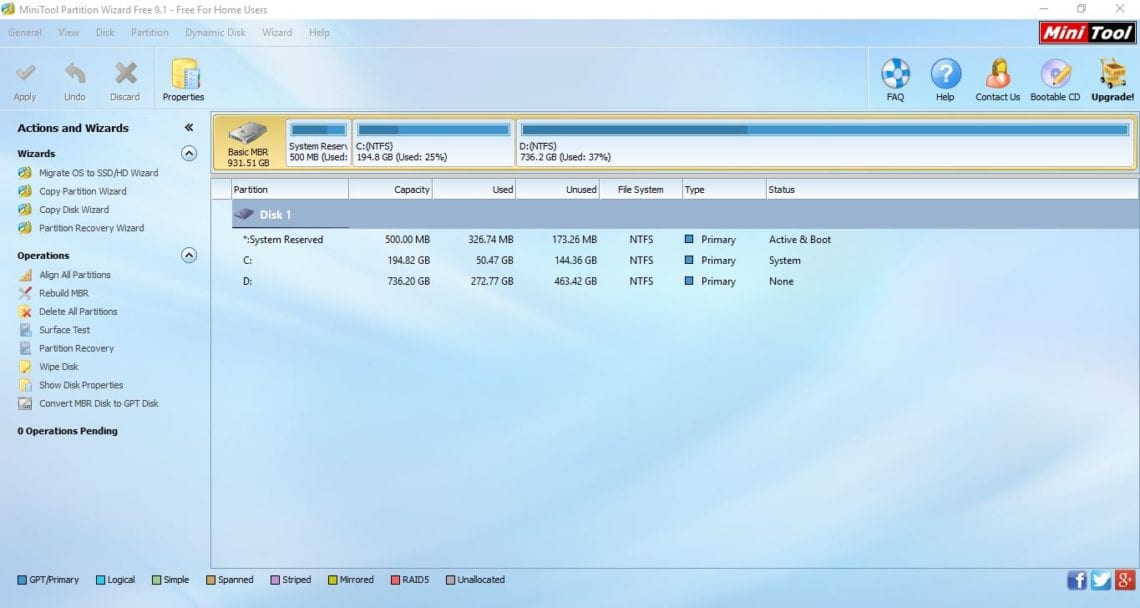 MiniTool Partition Wizard is a free, Easy to Use Partition Manager for ...