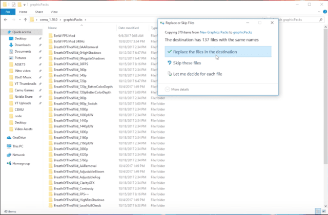 Install Legend of Zelda: Breath of the Wild in CEMU with Ultra Graphics
