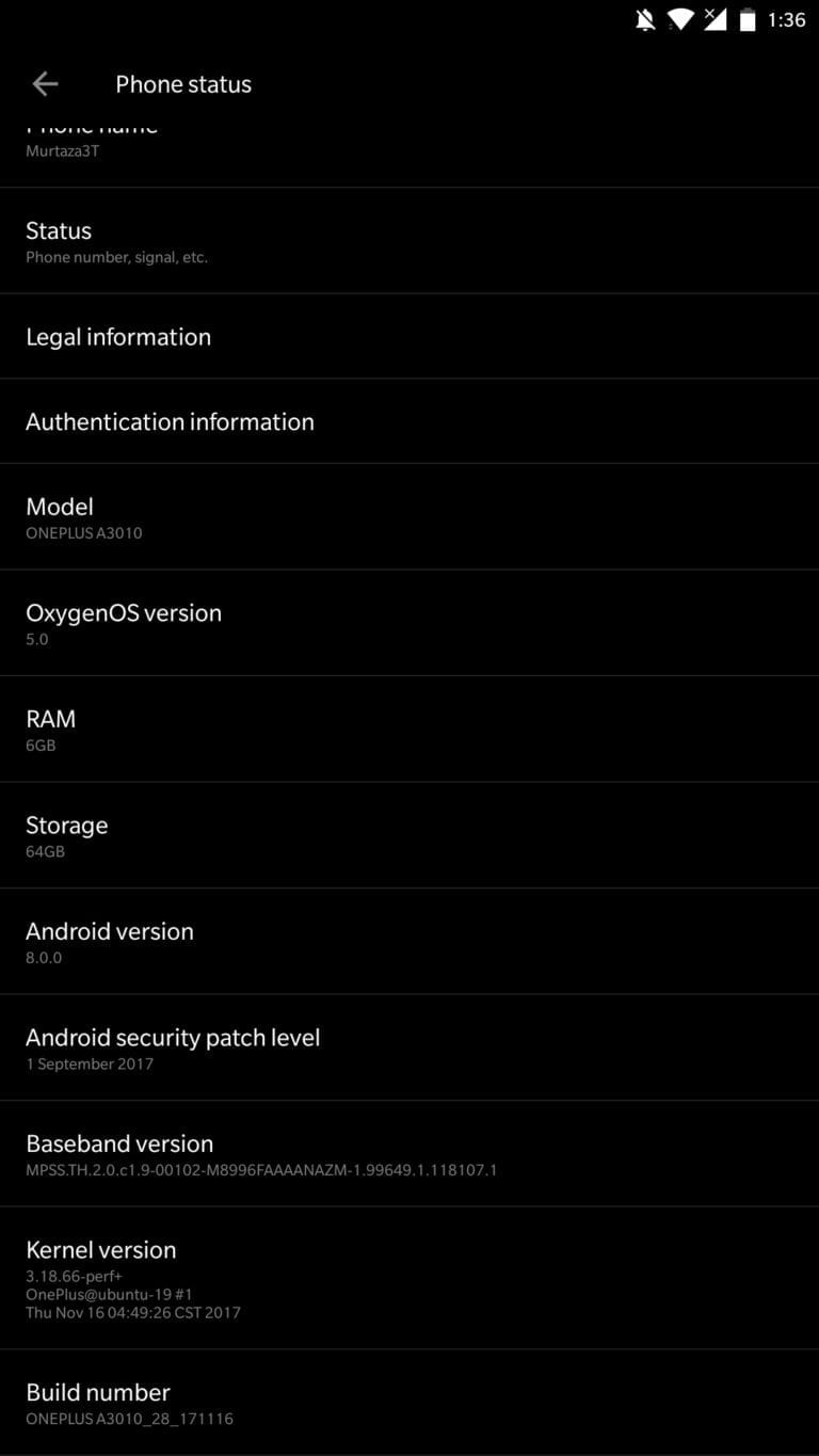 Download OxygenOS 5.0 (8.0) for OnePlus 3/3T [Links+Install Guide]