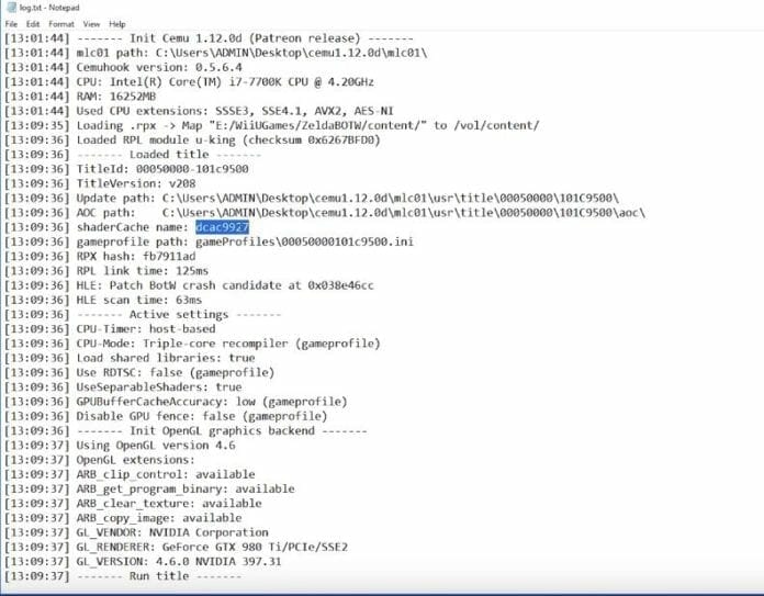 Best Performance Settings for The Legend of Zelda: Botw on Cemu 1.12.0