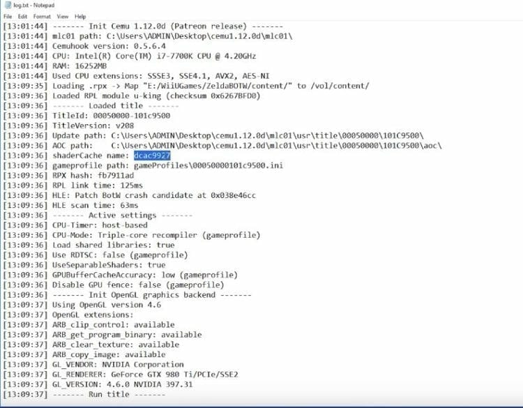 Best Performance Settings for The Legend of Zelda: Botw on Cemu 1.12.0