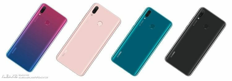 Official Huawei Y9 Plus Specs and Design Renders Leaked Online