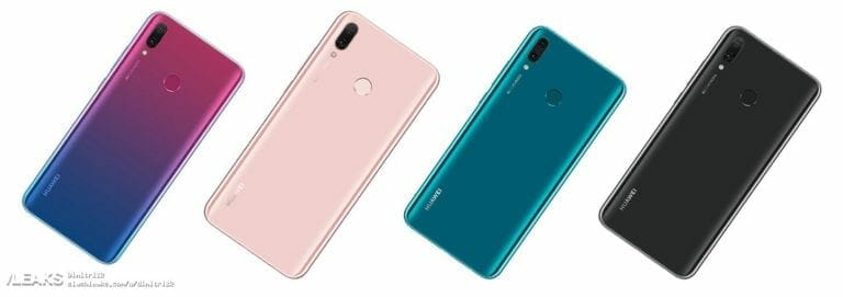 Official Huawei Y9 Plus Specs and Design Renders Leaked Online