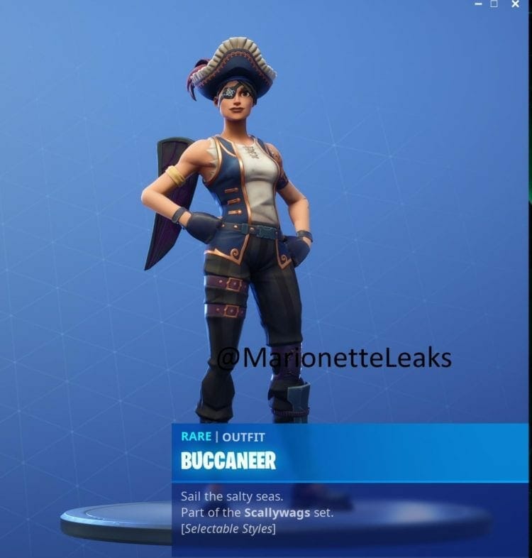 Fortnite v8.20 Leaked Skins including Sea Wolf, Buccaneer, Shaman and More