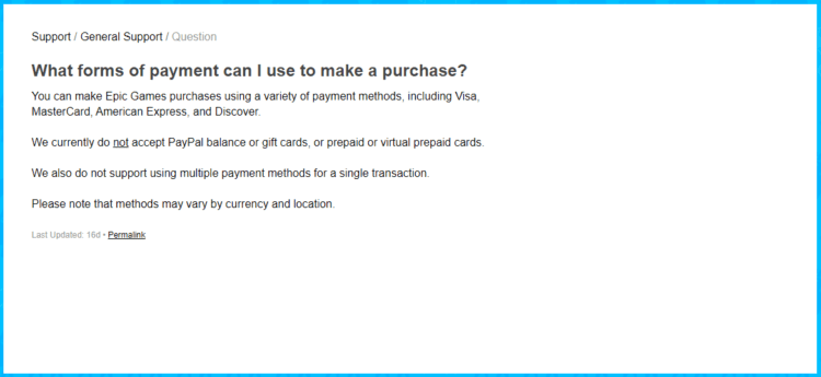Epic Games Store Players To Pay Extra Fees up to 7% On Certain Payment ...