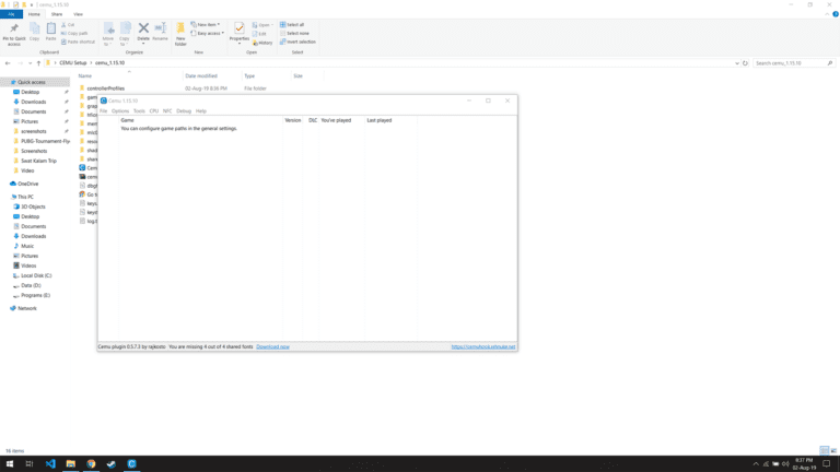Guide to download CEMU 1.15.10 for Windows and Play Wii U Games on PC