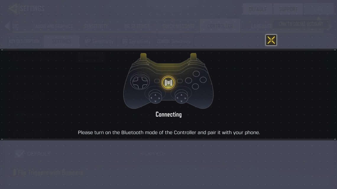 How to connect Controller with COD Mobile (Dualshock and Xbox)