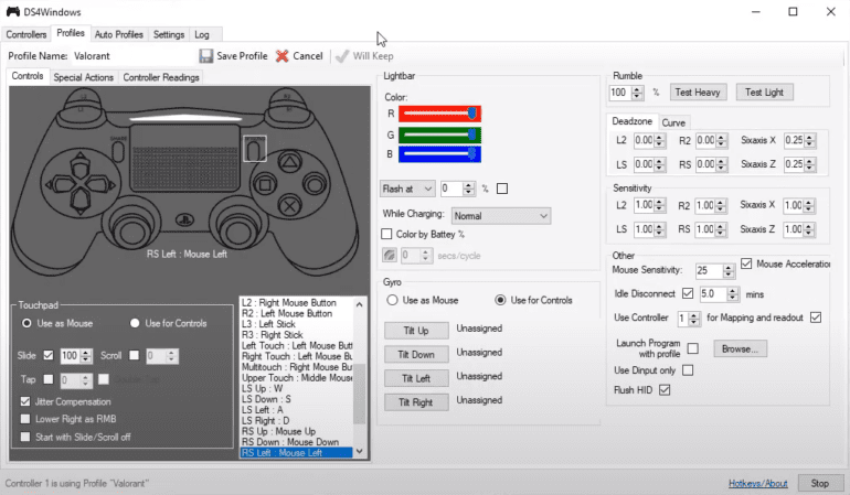 How to Play Valorant with PS4 Controller (DualShock 4) on PC